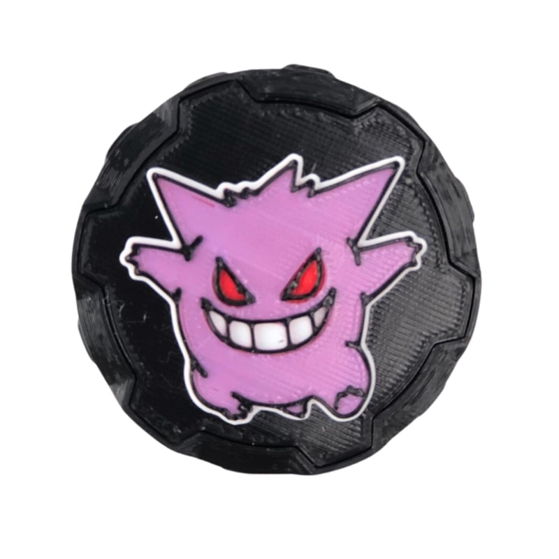Desfiador 3D Pikraken 2 Fases Clássico Gengar - TIOBOB