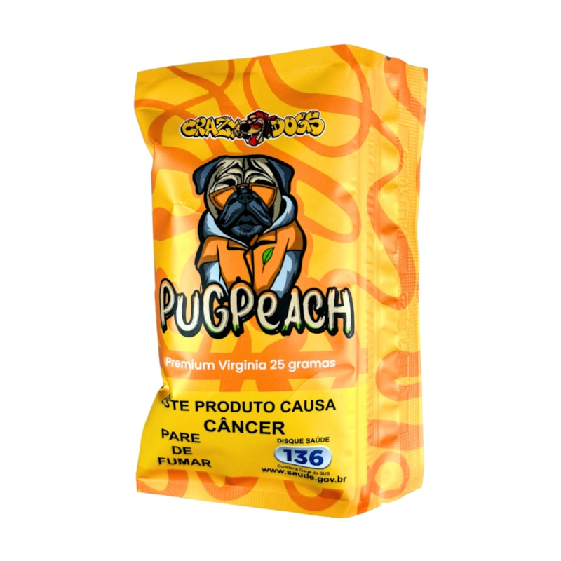 Tabaco Crazy Dogs 25g Pug Peach - TIOBOB